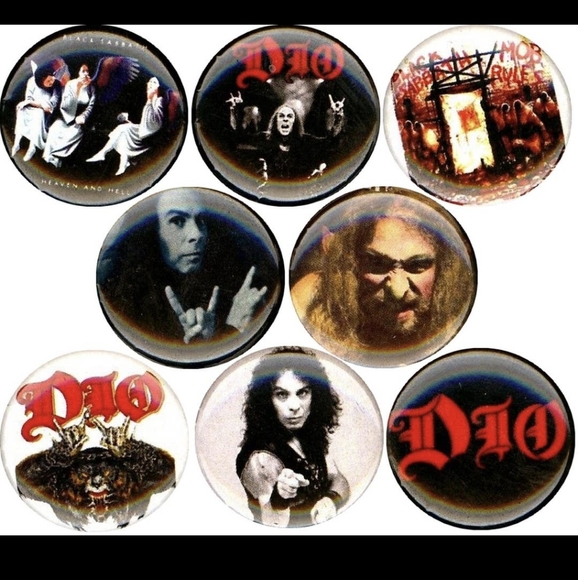 Accessories | Dio Band X 8 New 1 Inch 25mm Button Pin Badges | Poshmark